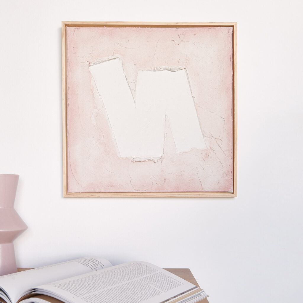 Strukturpaste auf Leinwand » 3D-Effekt mit Spachtel I idee.blog