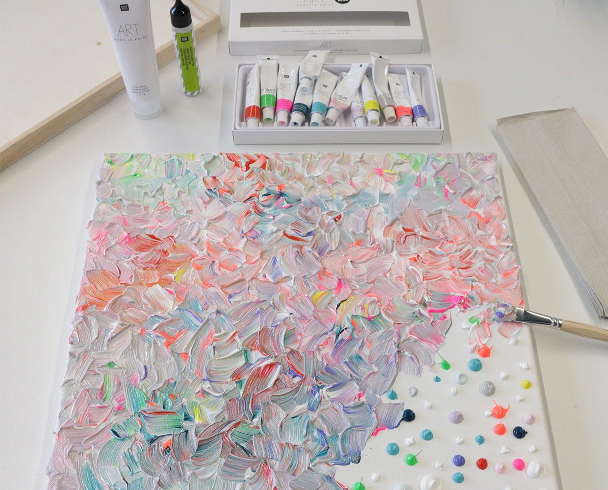 Abstrakt Malen » Acrylmalerei I idee.blog