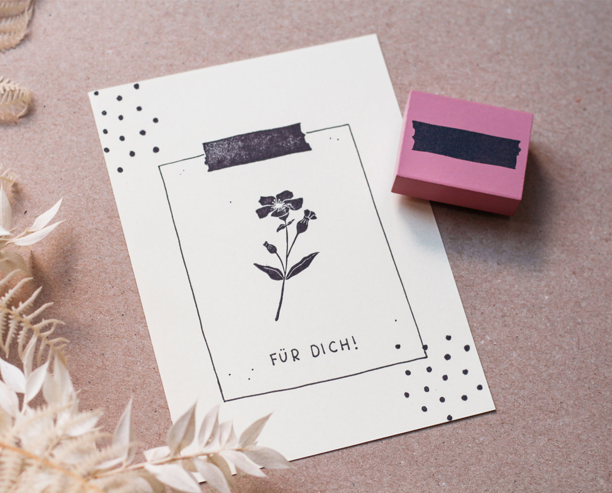 Muttertagskarte » Handlettering und liebe Worte I idee.blog