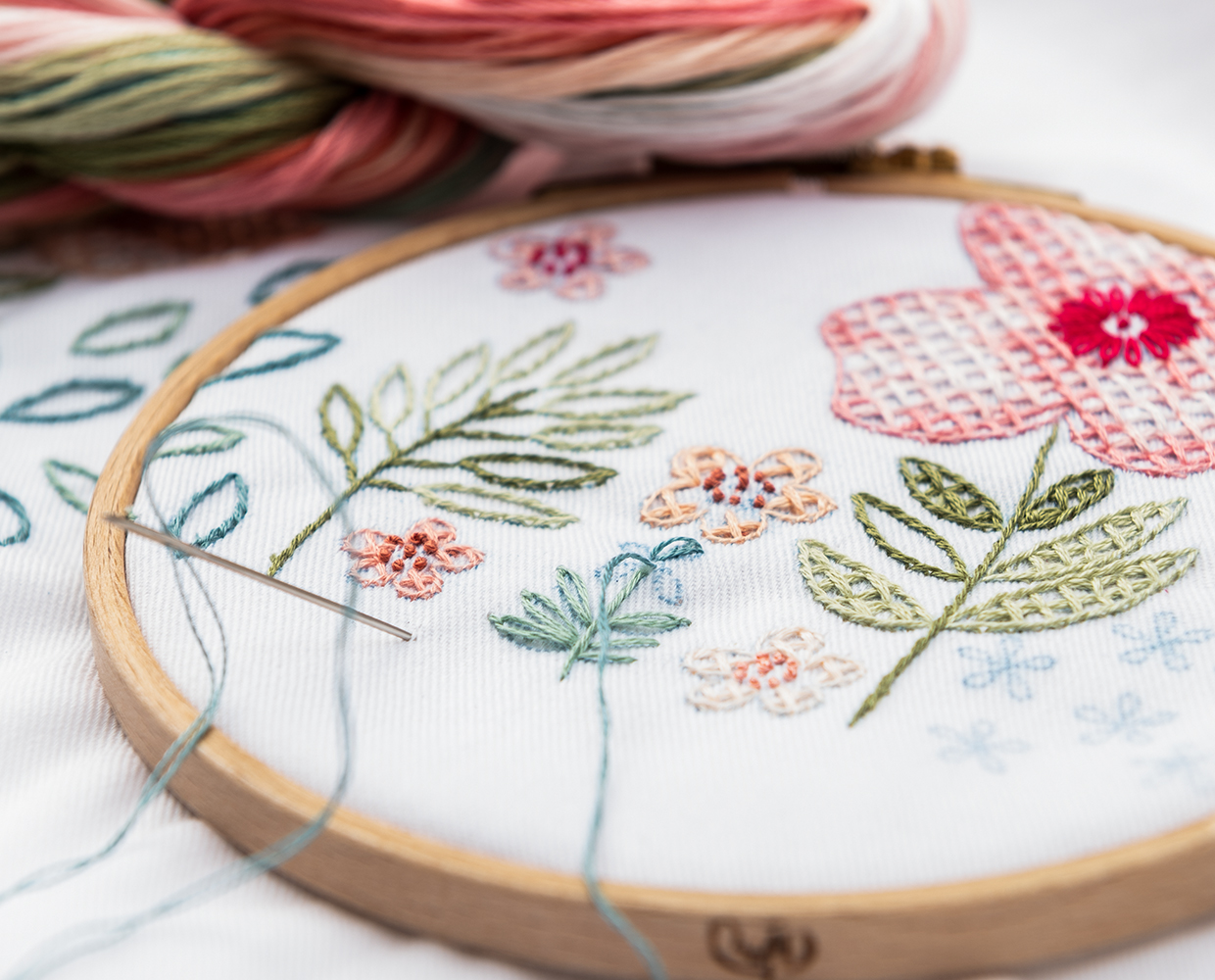 Stickvorlagen » Blumen sticken I idee.blog