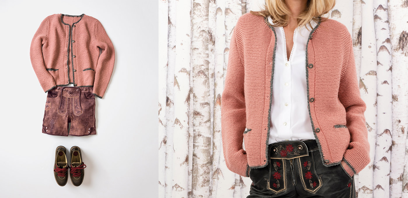 Verwunderlich Trachtenjacke Damen Stricken Anleitung Fotos